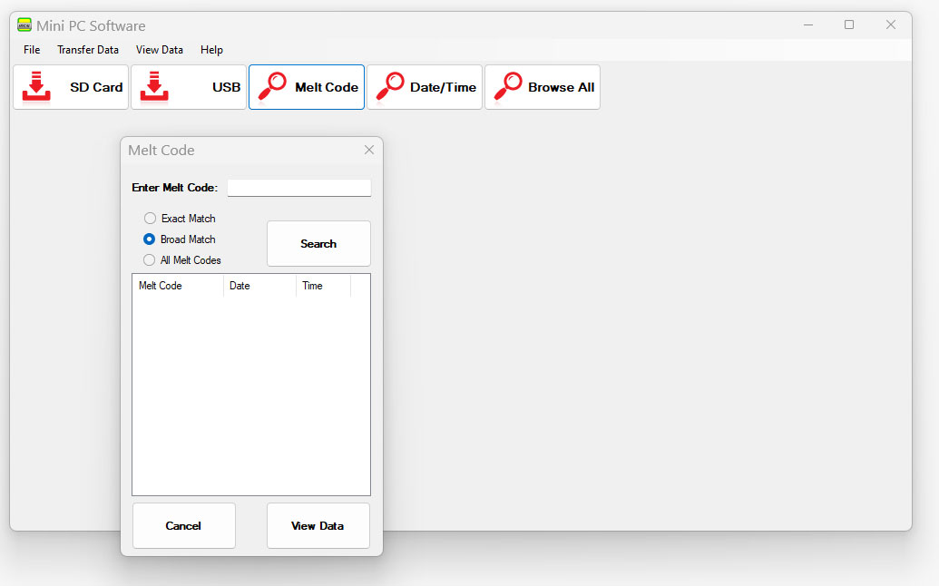 Foundry gas analyser – IBEX